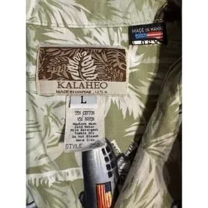 Kalaheo | Shirts | Vtg Kalaheo Hawaiian Shirt L Wwii Bombers Plane Palm ...